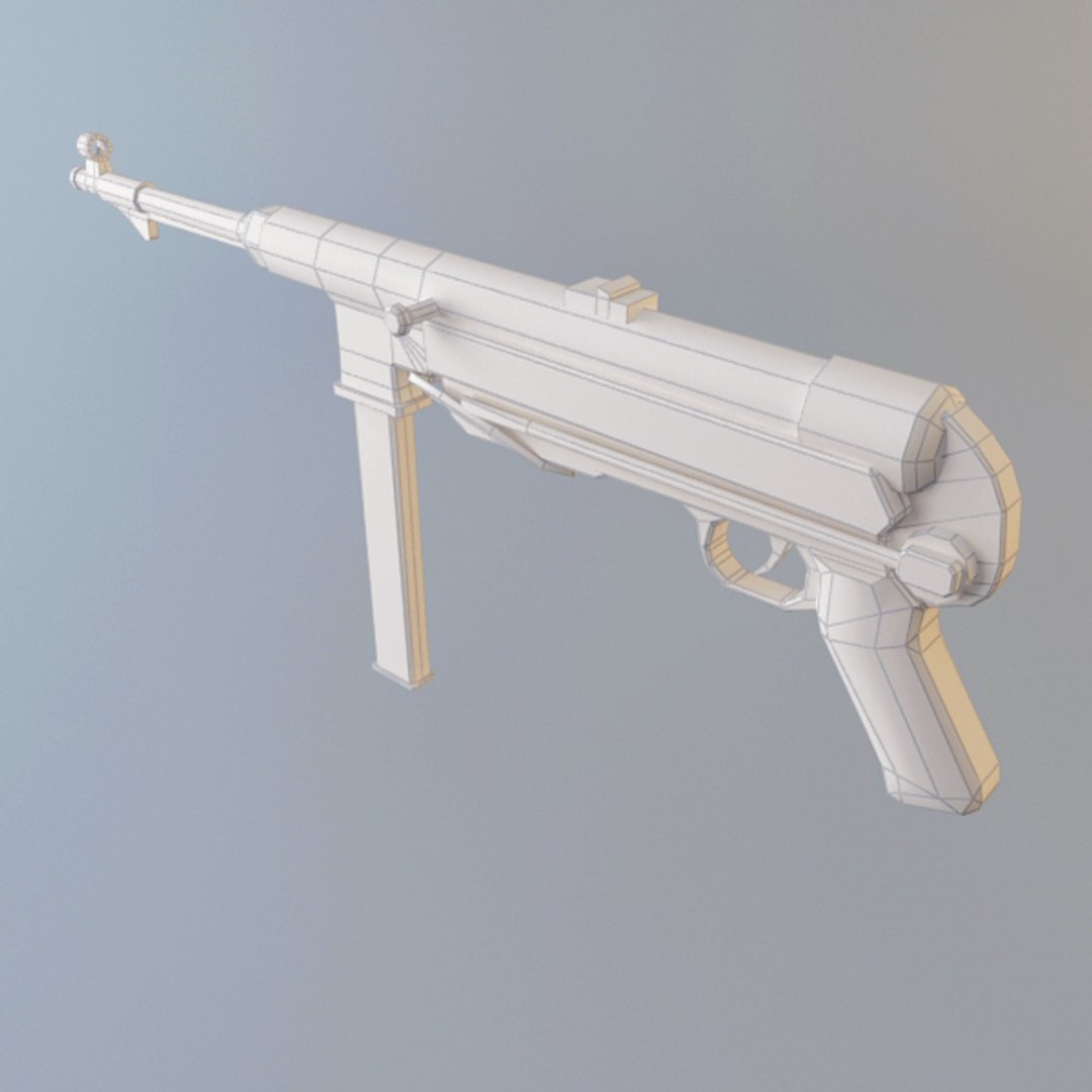 3d Model Of Mp 40