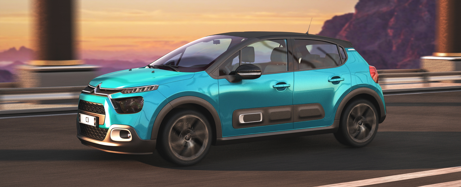 3D Realistic Citroen C3 2020 - TurboSquid 1564895