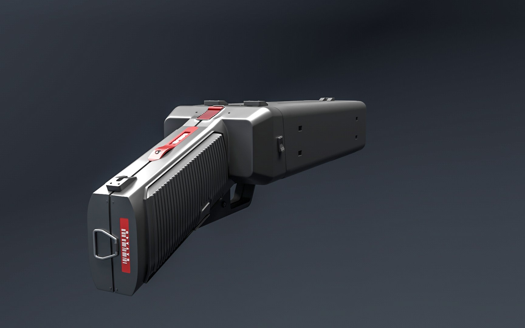 3D Model Futuristic Dx-12 Punisher Shotgun - TurboSquid 1529024