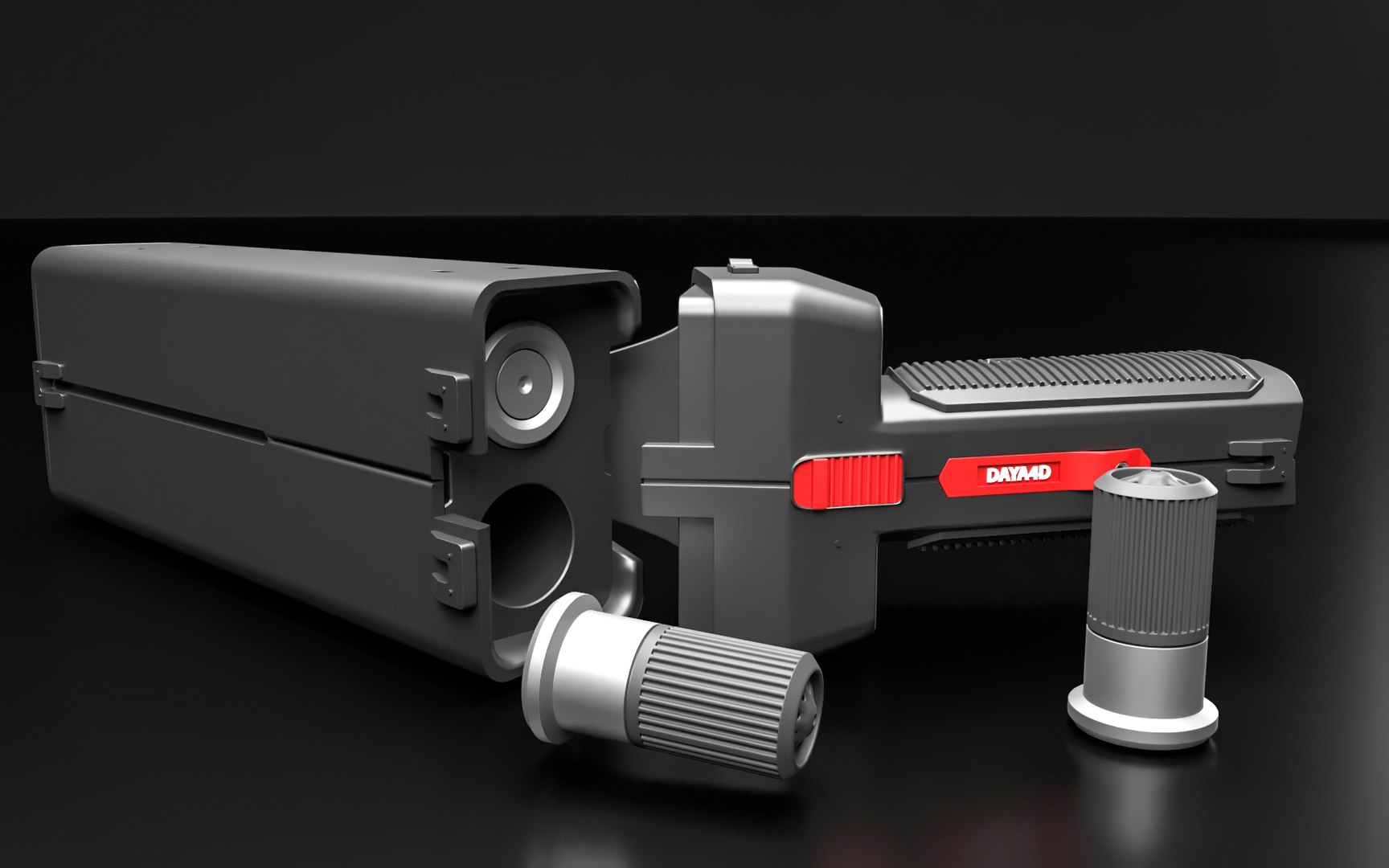 3D Model Futuristic Dx-12 Punisher Shotgun - TurboSquid 1529024