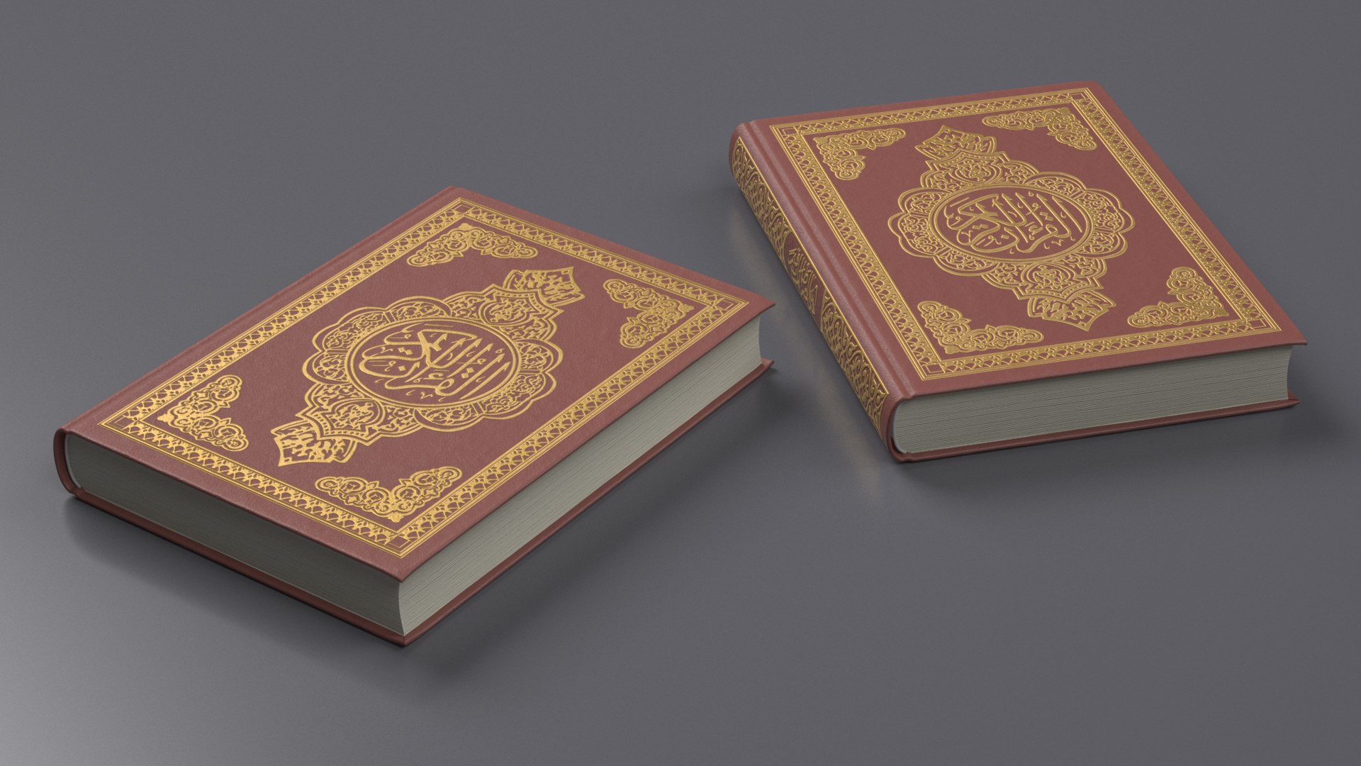 3D Model Quran Book Red Closed - TurboSquid 2268630