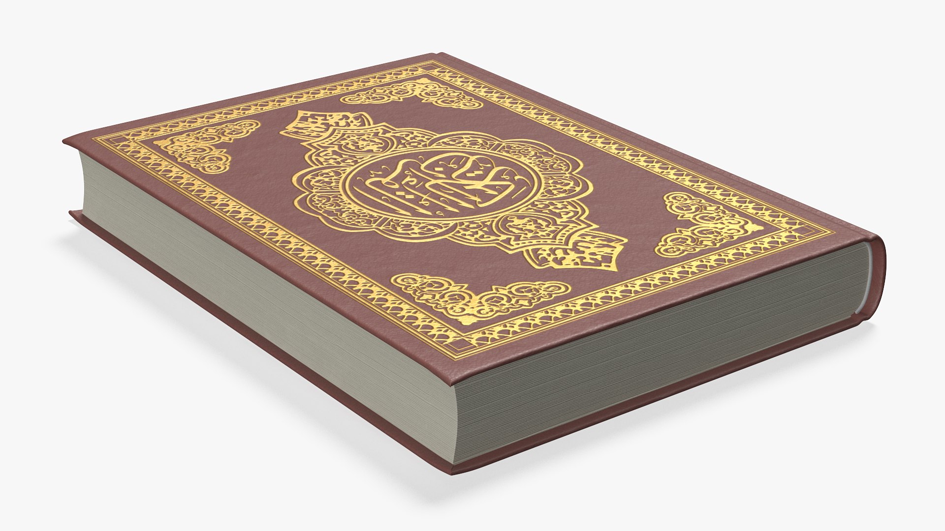 3D Model Quran Book Red Closed - TurboSquid 2268630