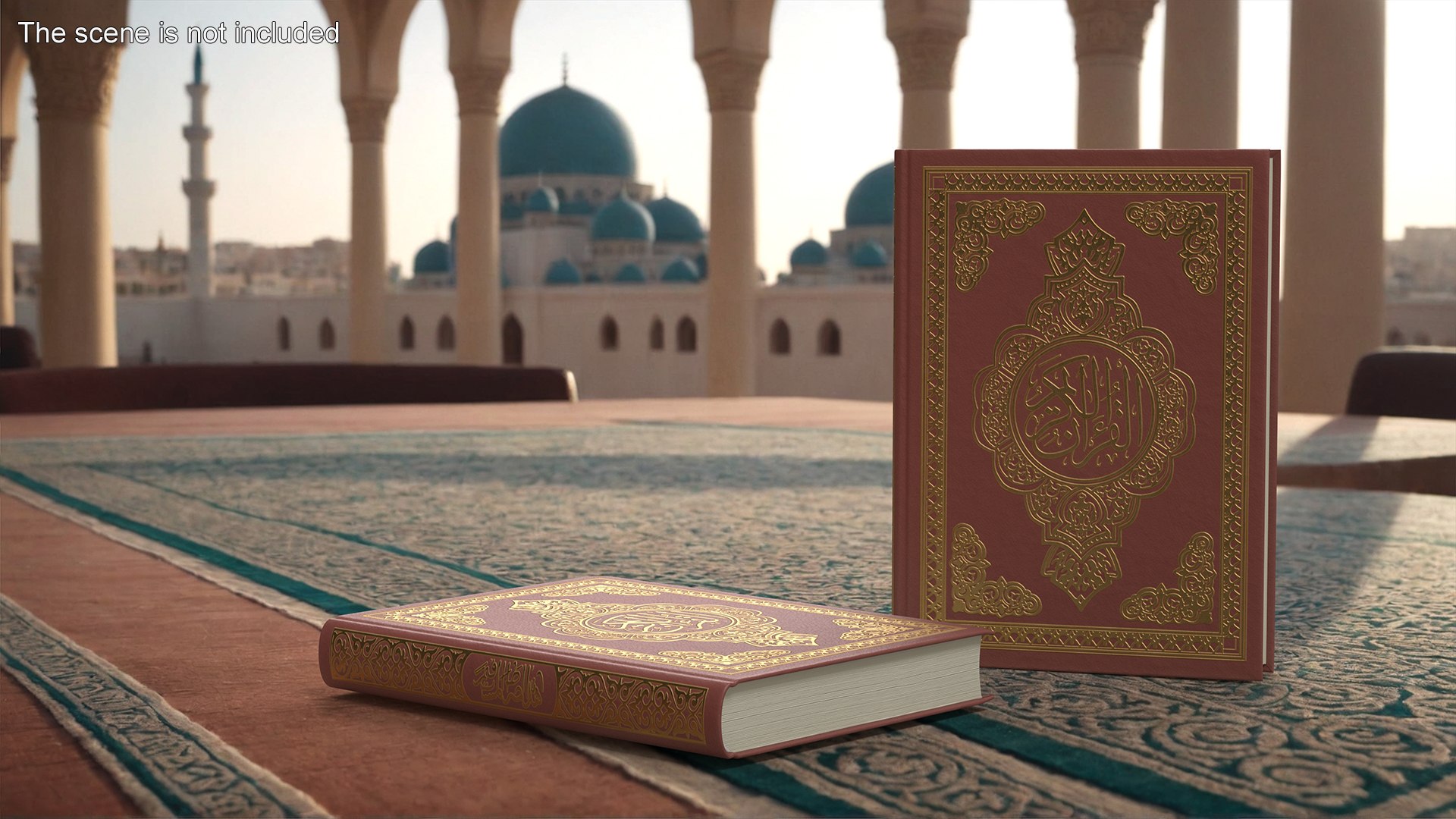 3D Model Quran Book Red Closed - TurboSquid 2268630