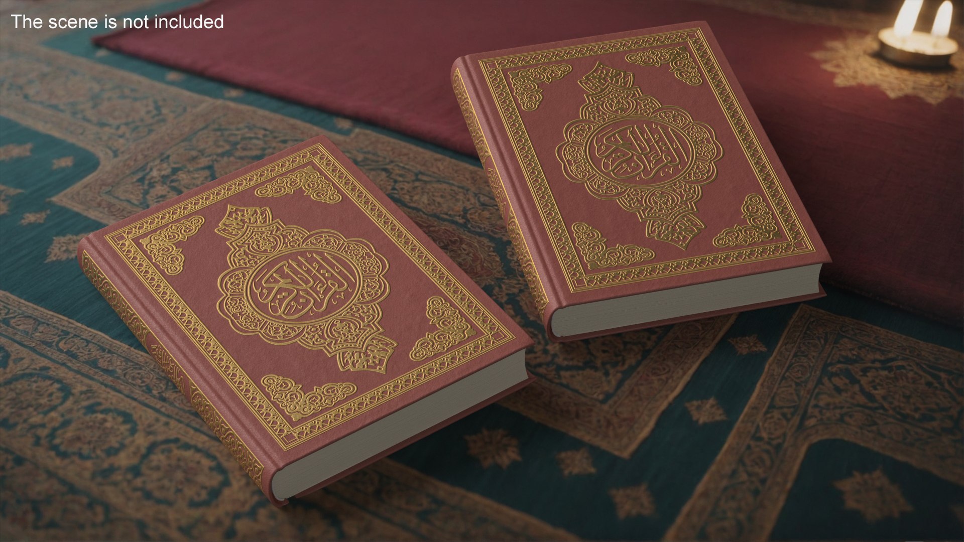 3D Model Quran Book Red Closed - TurboSquid 2268630