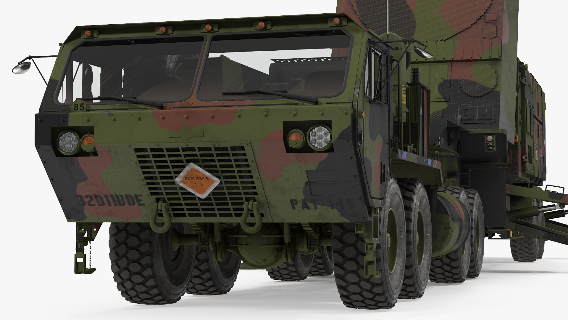 Camo hemtt m985 patriot 3D model - TurboSquid 1614032
