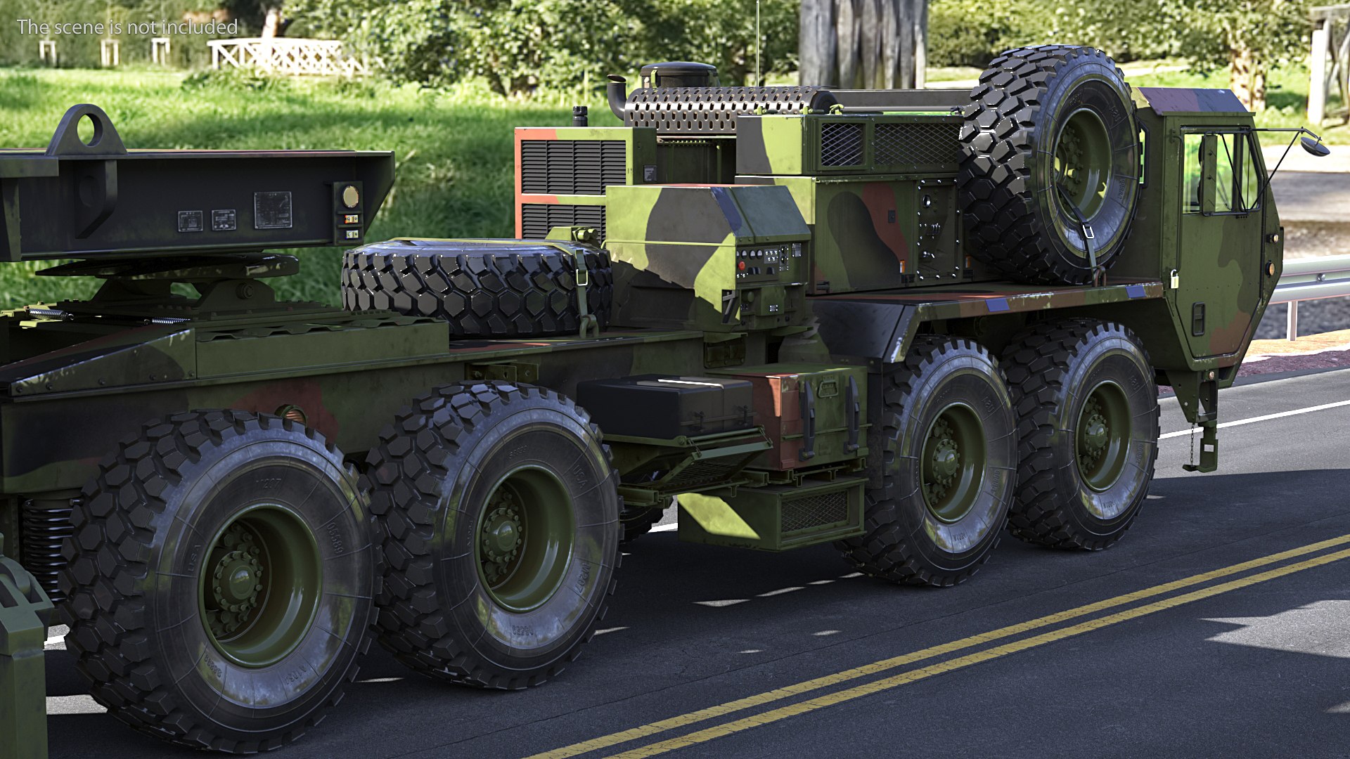 Camo hemtt m985 patriot 3D model - TurboSquid 1614032