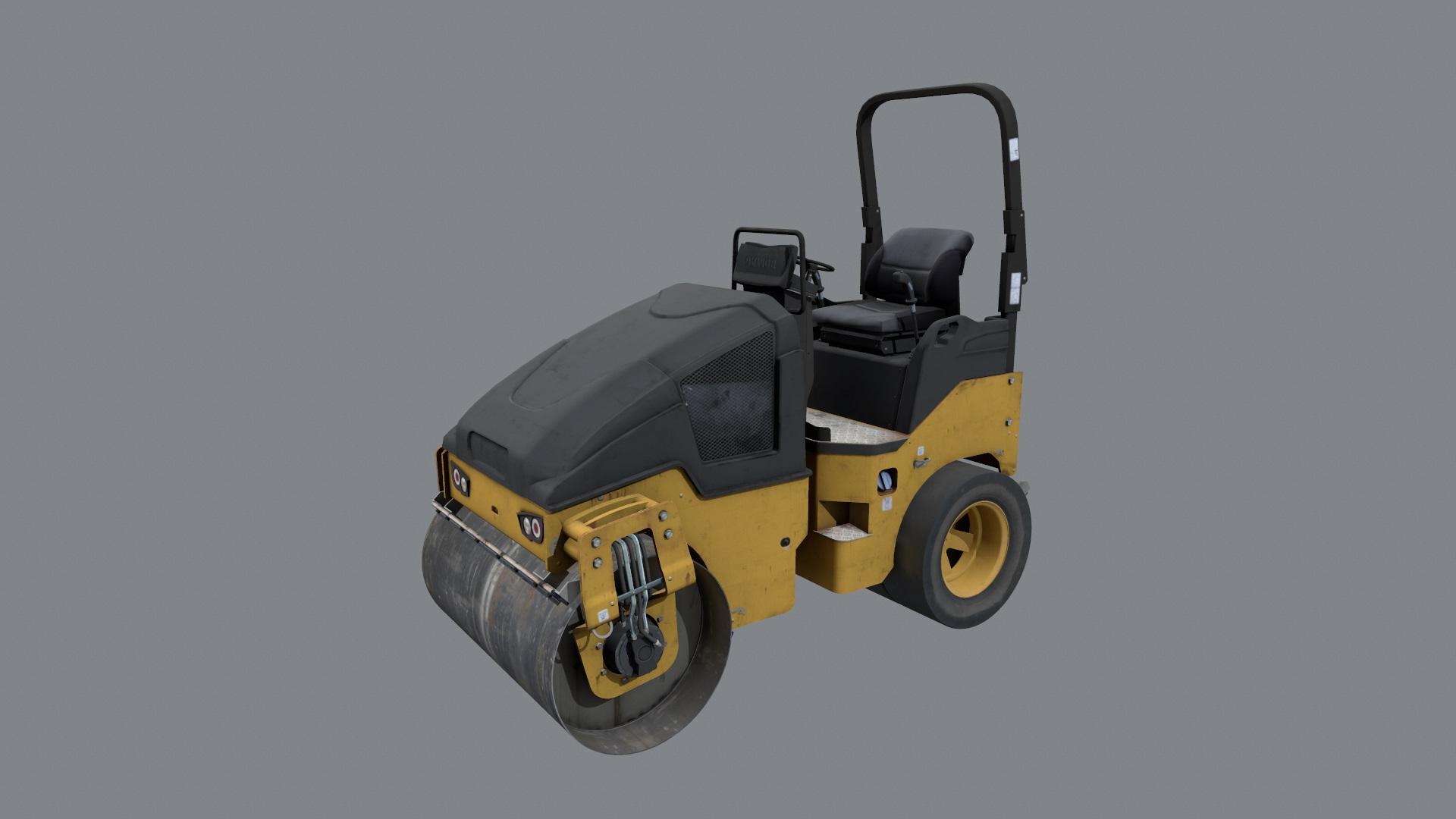 3D Light Tandem Roller - TurboSquid 1958989