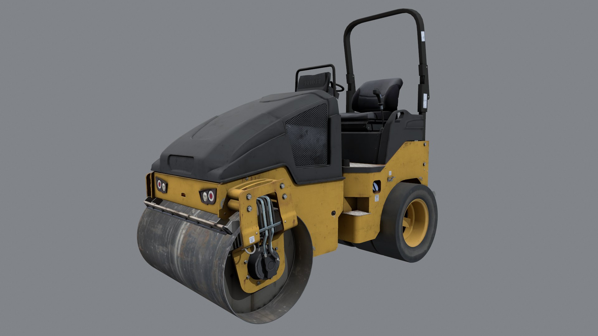 3D Light Tandem Roller - TurboSquid 1958989