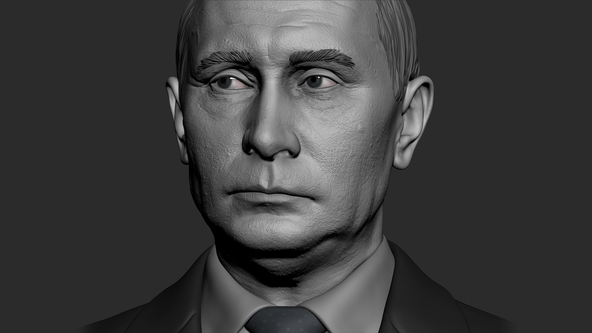 3D President Vladimir Putin - TurboSquid 1276935