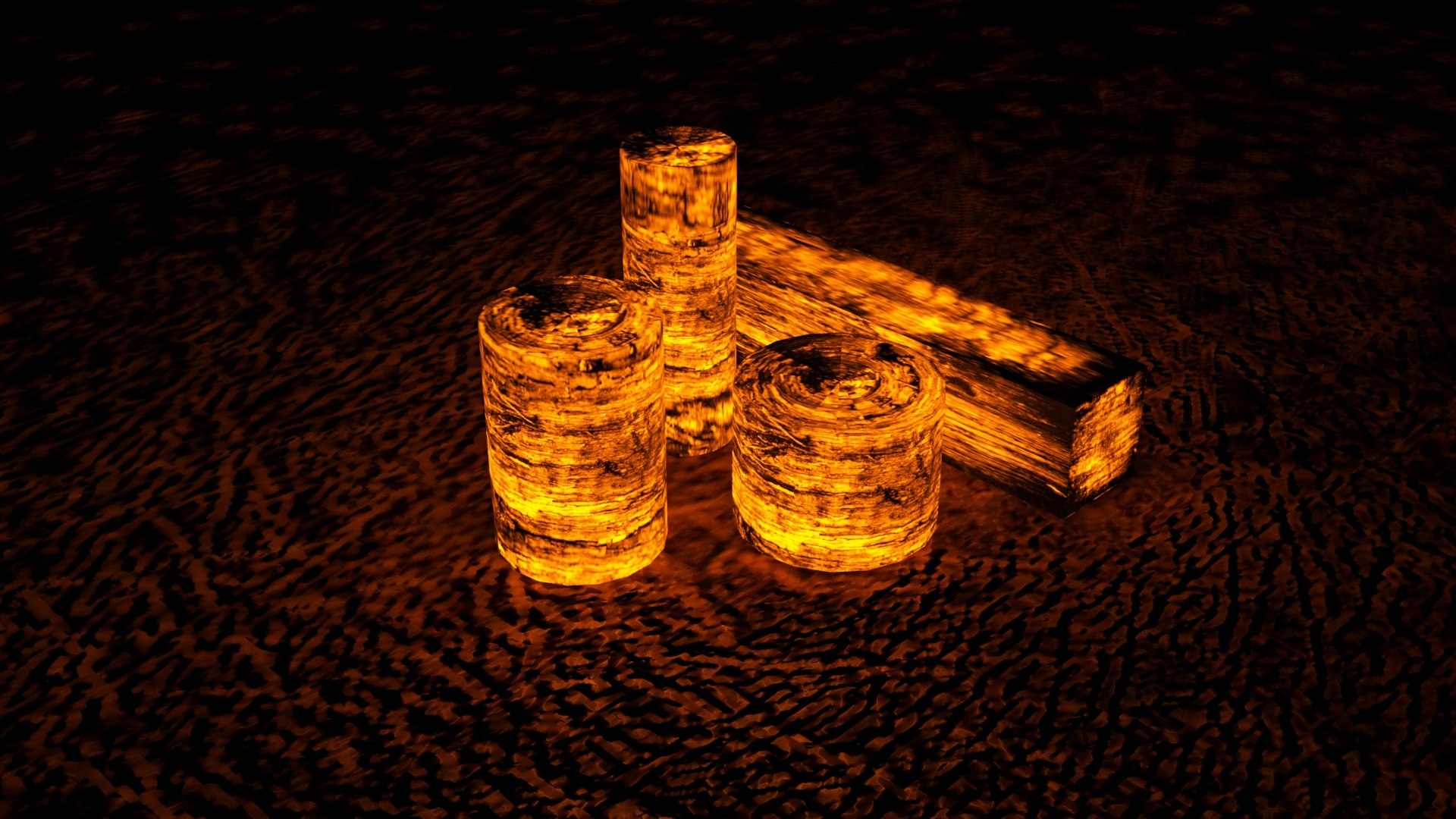3D model Burning Wood - TurboSquid 1910762