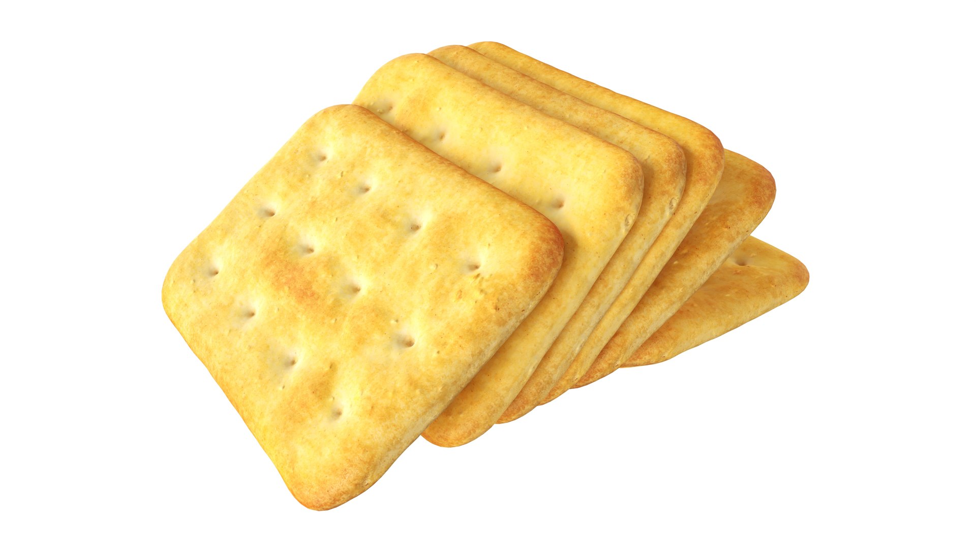 3D Model Crackers Rectangle - TurboSquid 2392476