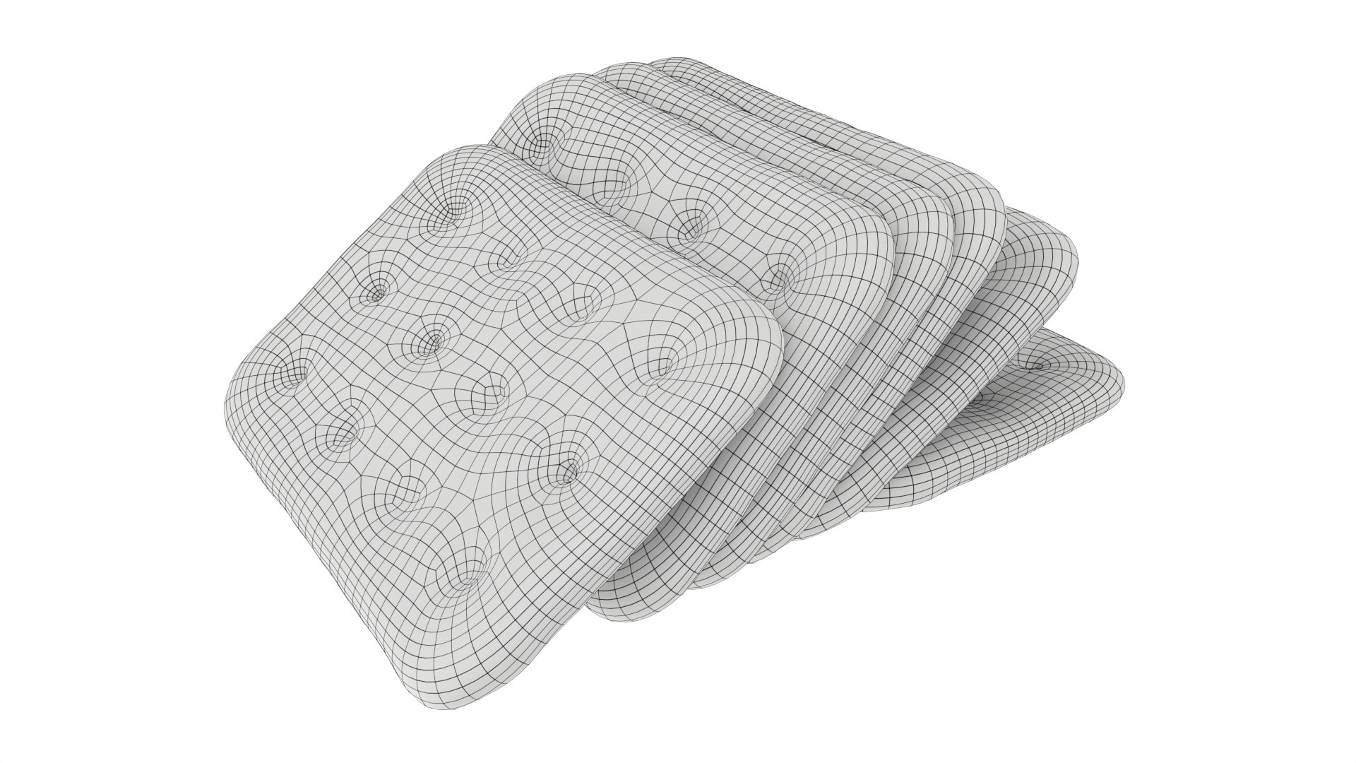 3D Model Crackers Rectangle - TurboSquid 2392476