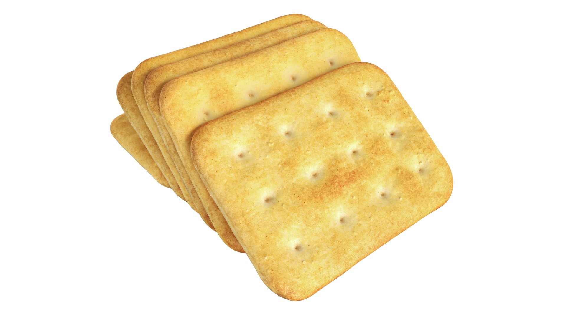 3D Model Crackers Rectangle - TurboSquid 2392476