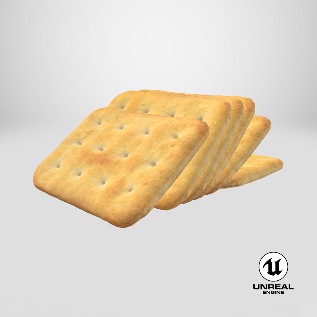 3D Model Crackers Rectangle - TurboSquid 2392476