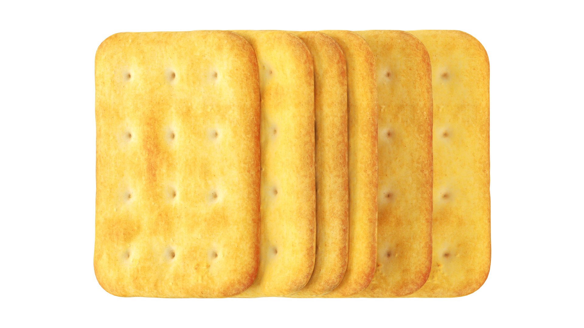 3D Model Crackers Rectangle - TurboSquid 2392476