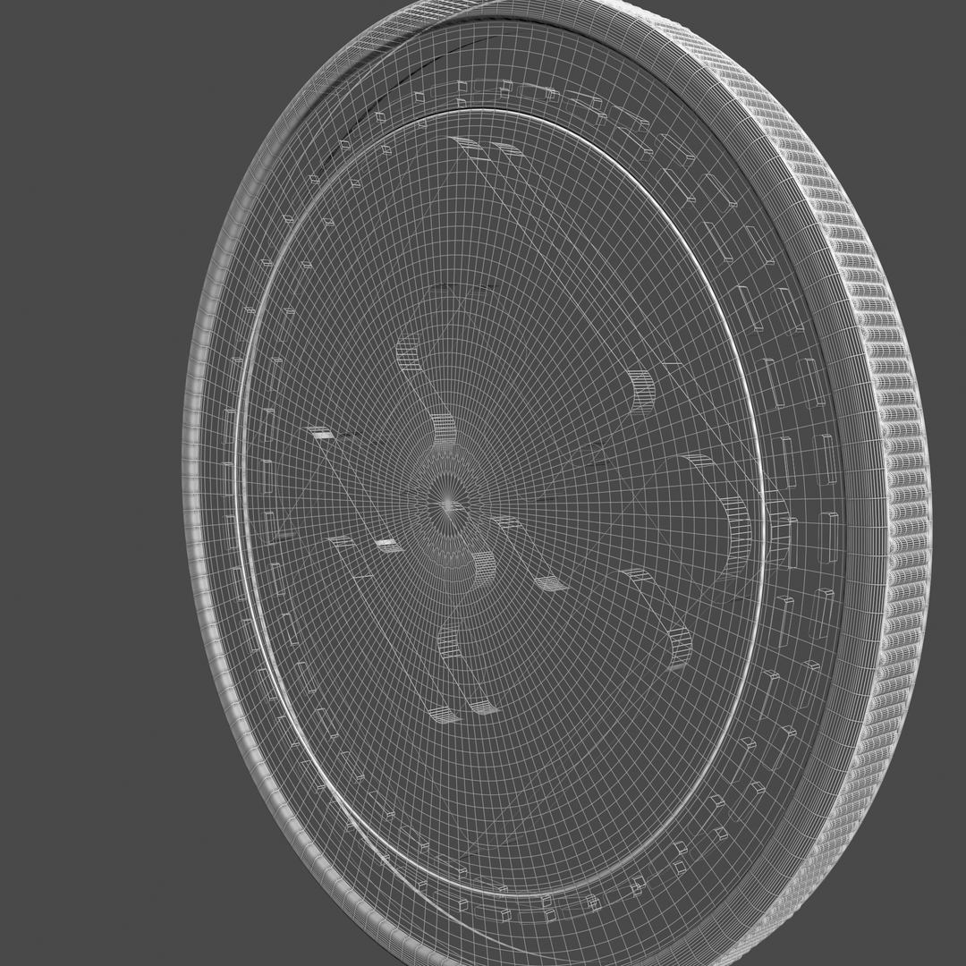 Fortuna Cryptocurrency Gold Coin 3D Model - TurboSquid 1856217