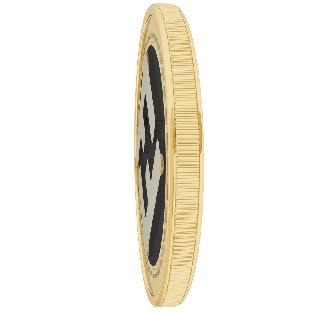 Fortuna Cryptocurrency Gold Coin 3D Model - TurboSquid 1856217