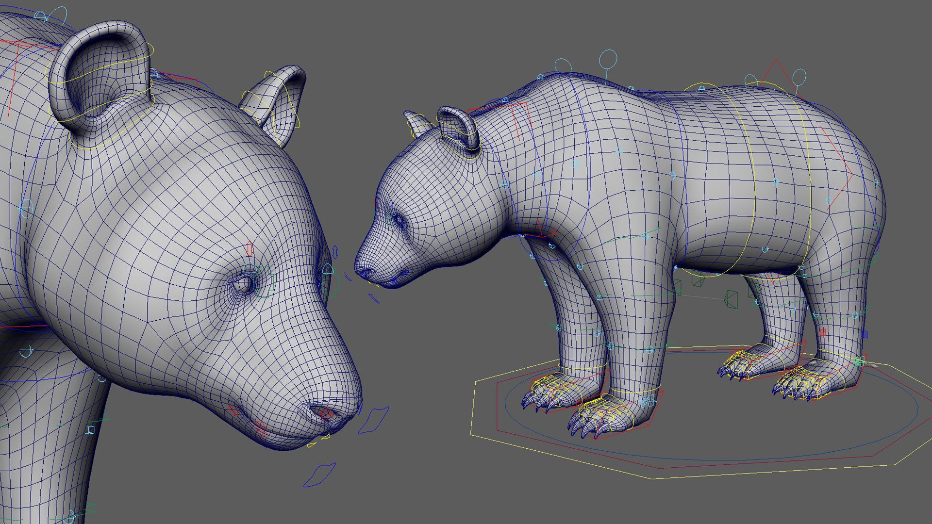 3D Giant Panda RIG XGEN-CORE - TurboSquid 2088821
