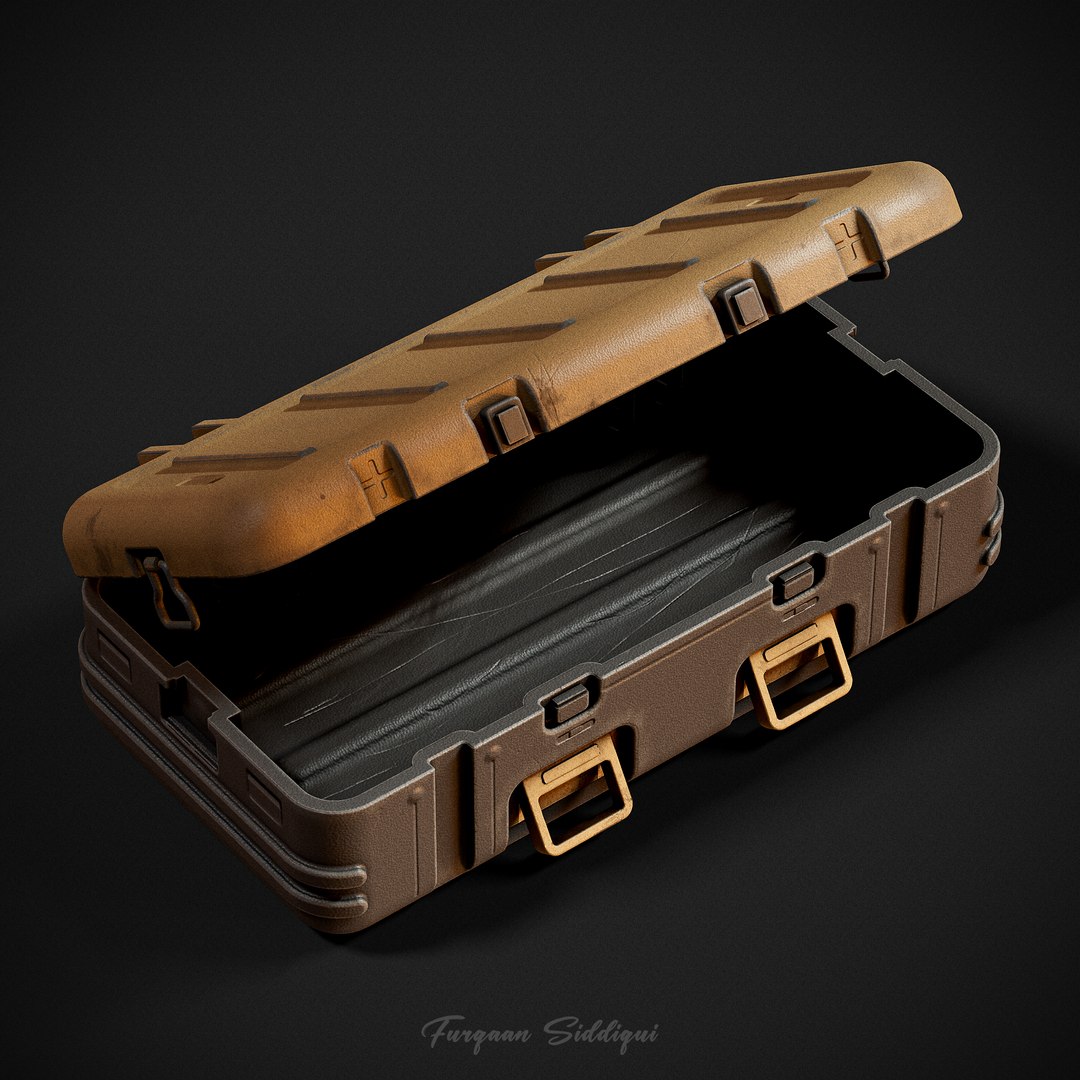 Military Weapon Crate PBR Model - TurboSquid 2134906
