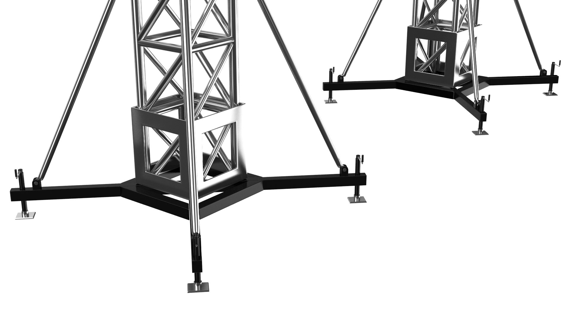 Detailed Stage Truss 3D Model - TurboSquid 2114648