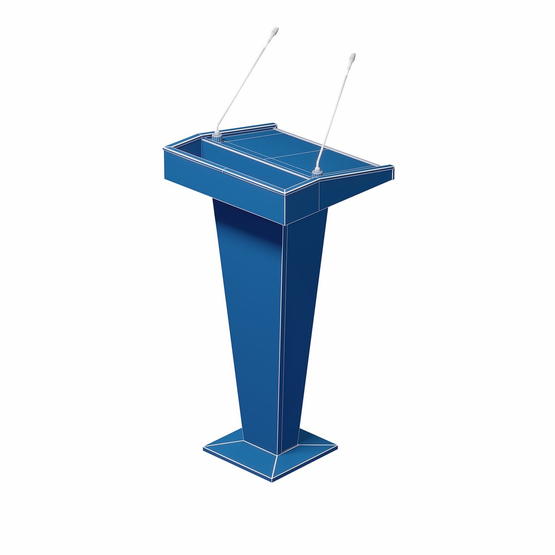 3D Podium Type 1 - TurboSquid 2350304