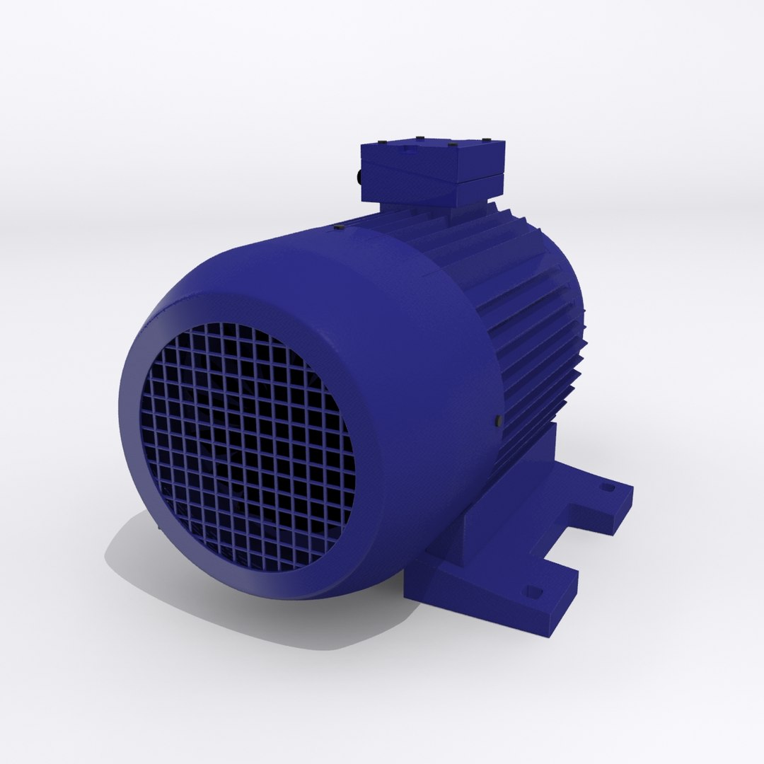 3d Electric Motor Model