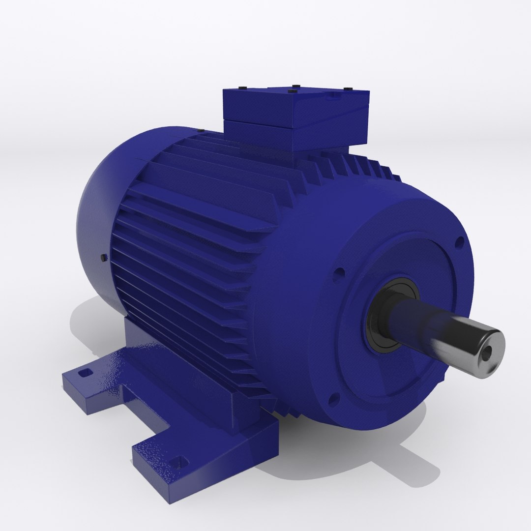3d Electric Motor Model