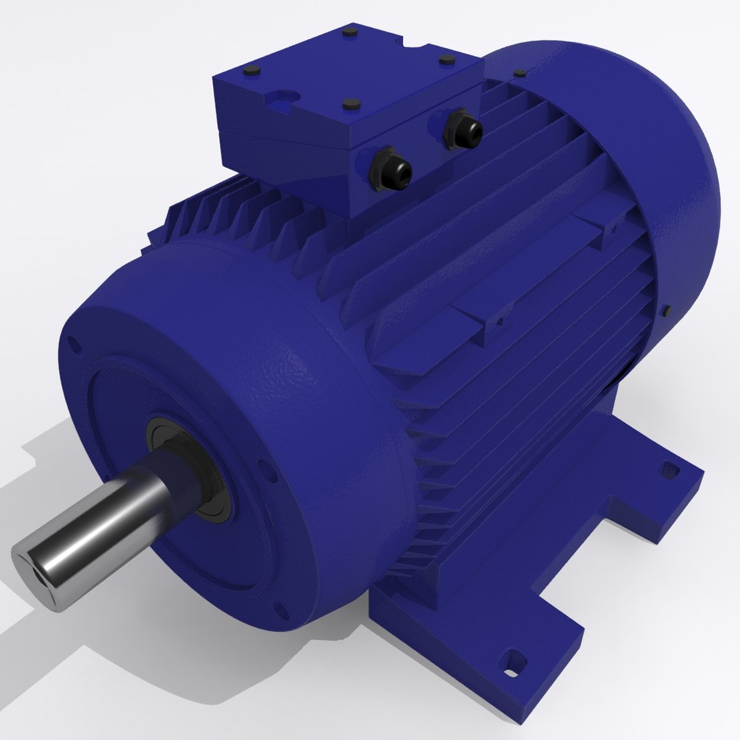 3d Electric Motor Model
