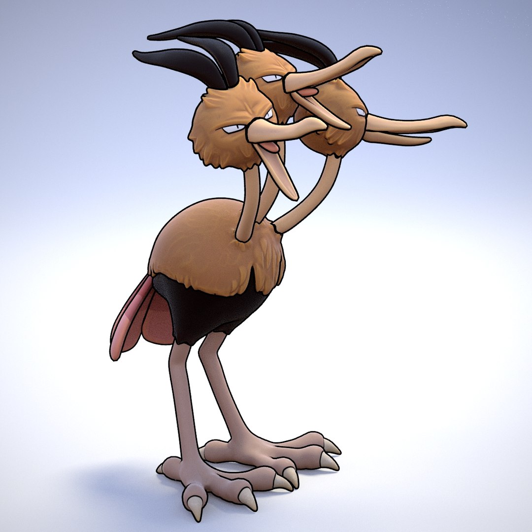 3d Model Dodrio Pokemon