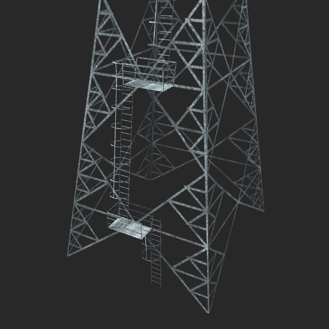 3d electric pylon model