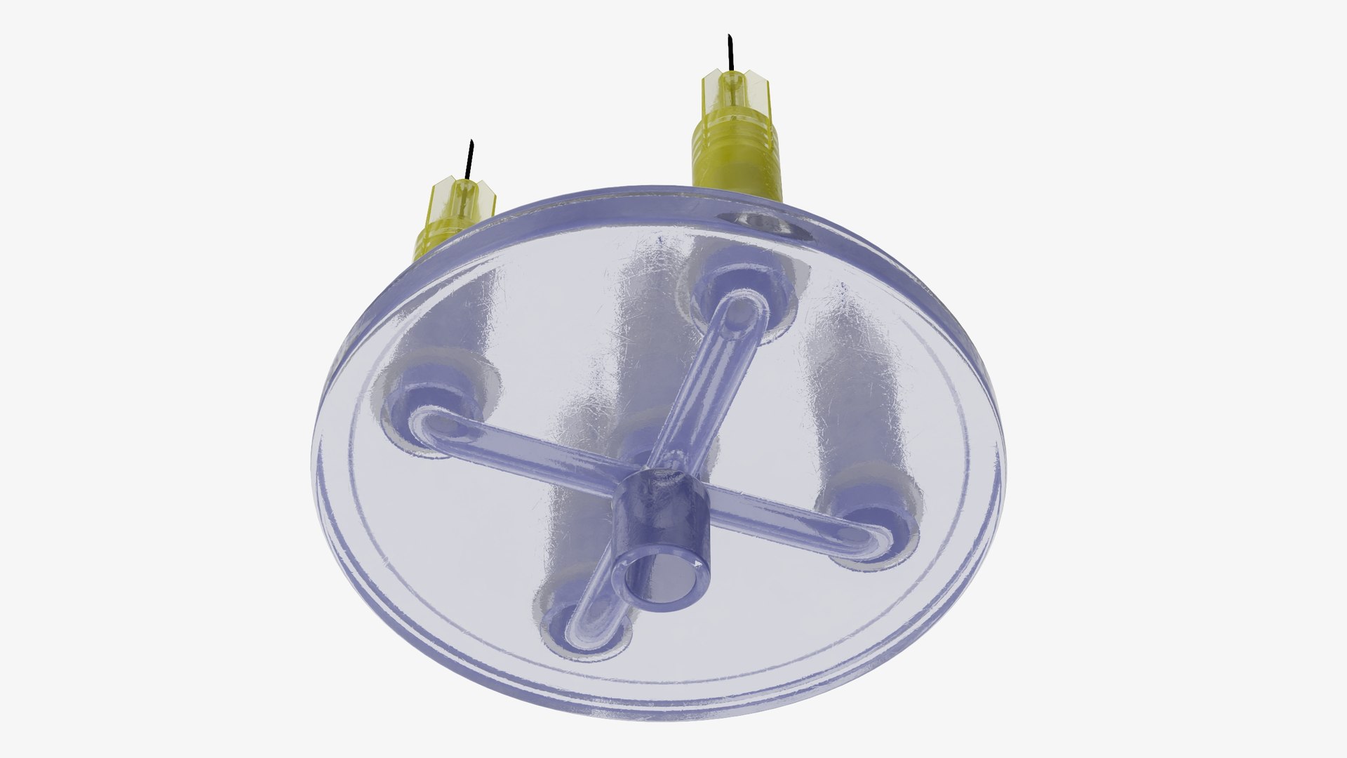 3D Multi Injector 5 Needles Circular Yellow - TurboSquid 2248067