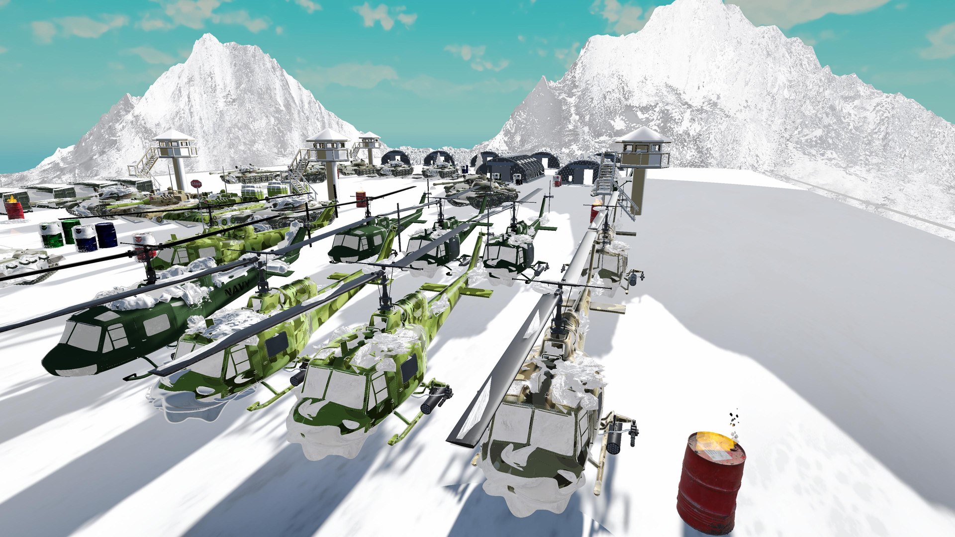 Winter Military Base Pack Full Unity Asset 3D - TurboSquid 2414138