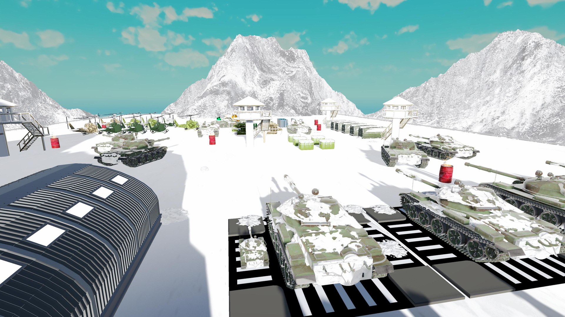 Winter Military Base Pack Full Unity Asset 3D - TurboSquid 2414138