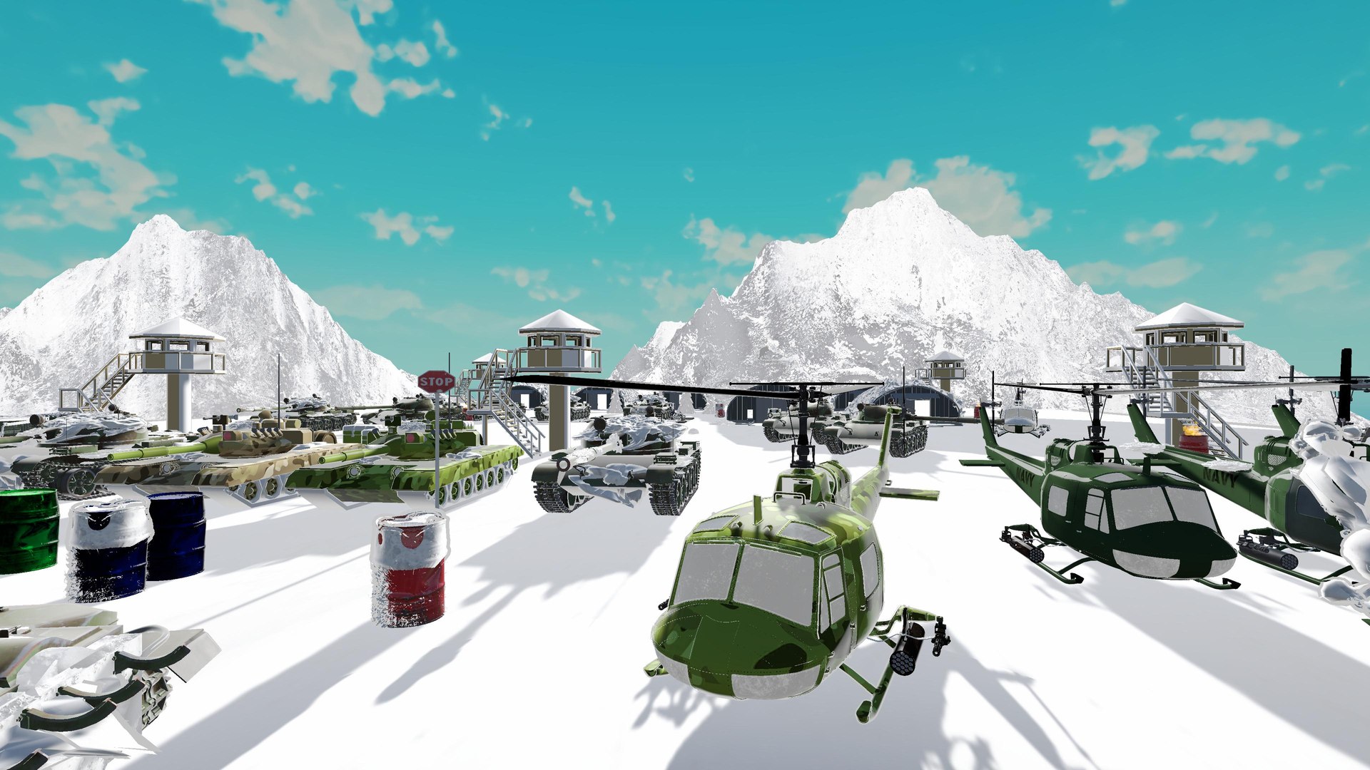 Winter Military Base Pack Full Unity Asset 3D - TurboSquid 2414138
