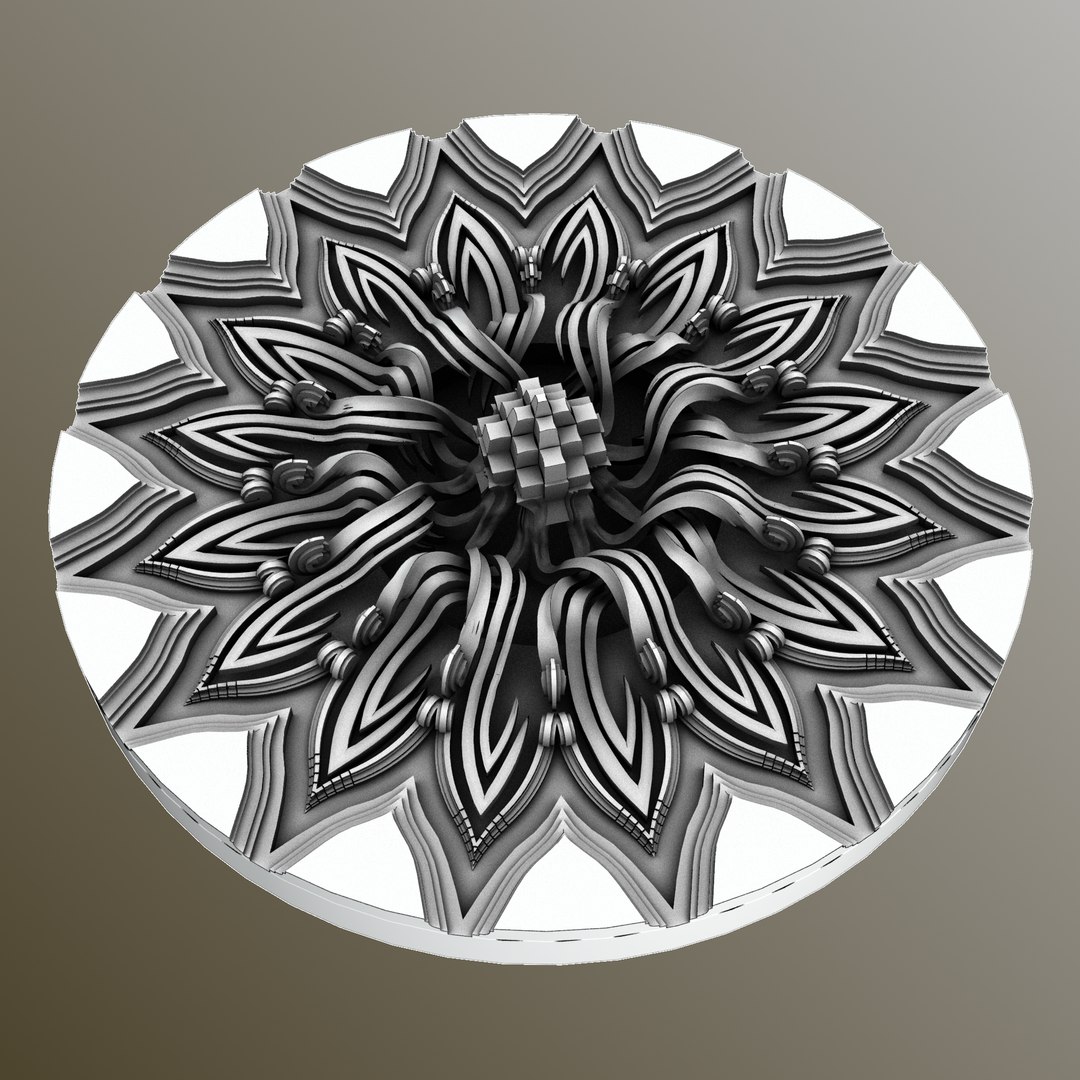 3D disk decor model - TurboSquid 1470466