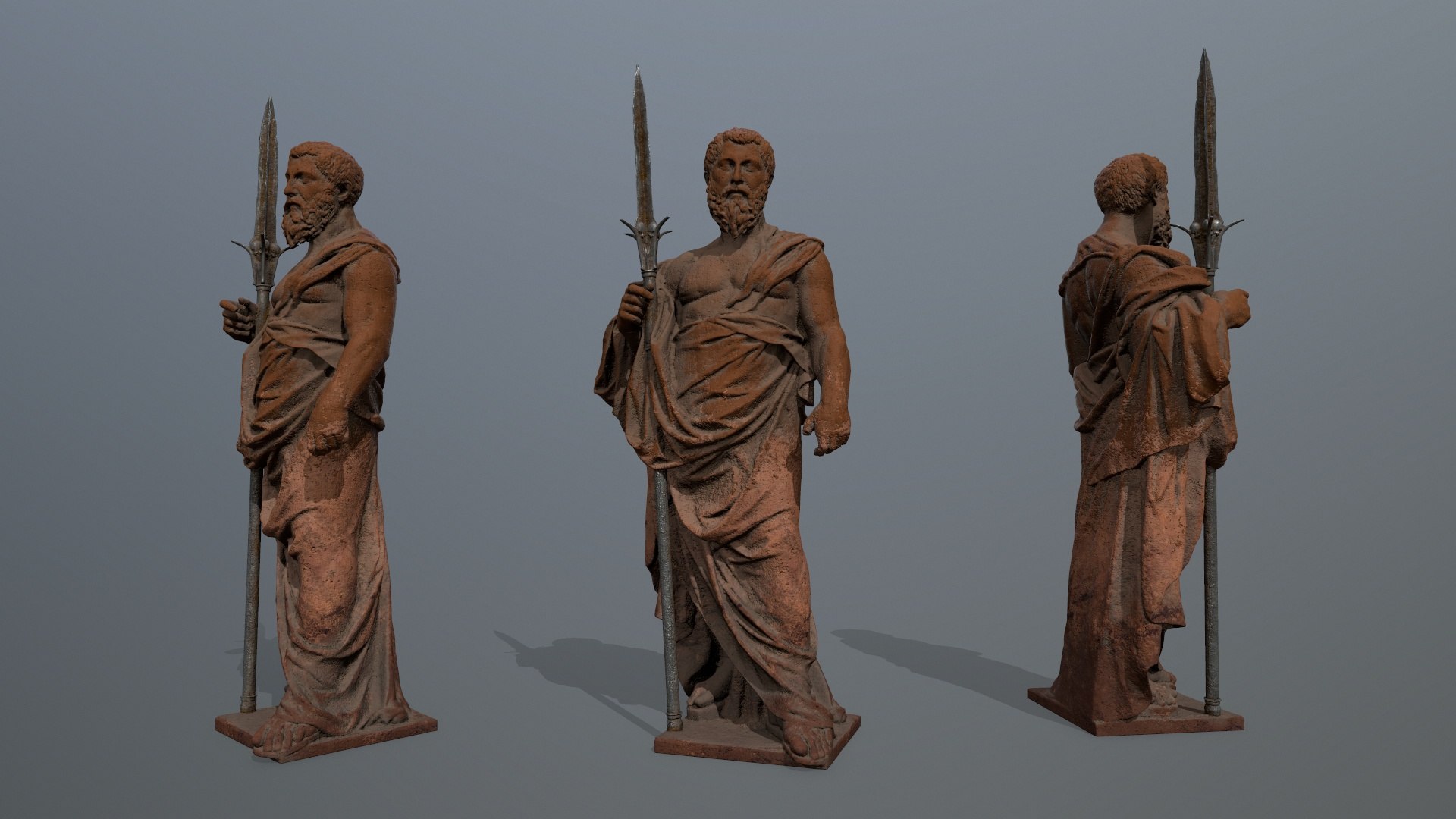 Man Statue 3D Model - TurboSquid 2371995