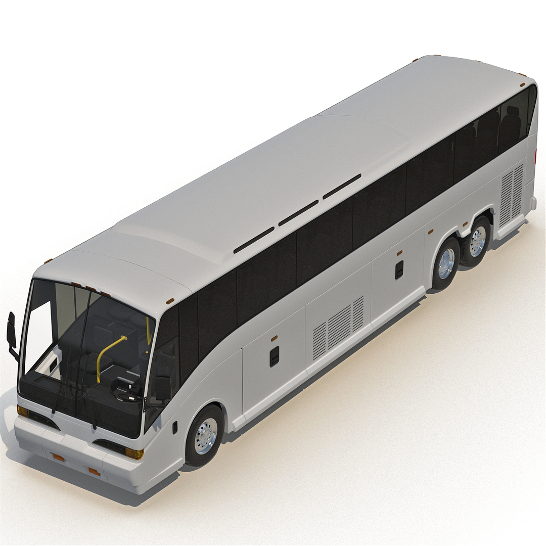 charter bus 3d model