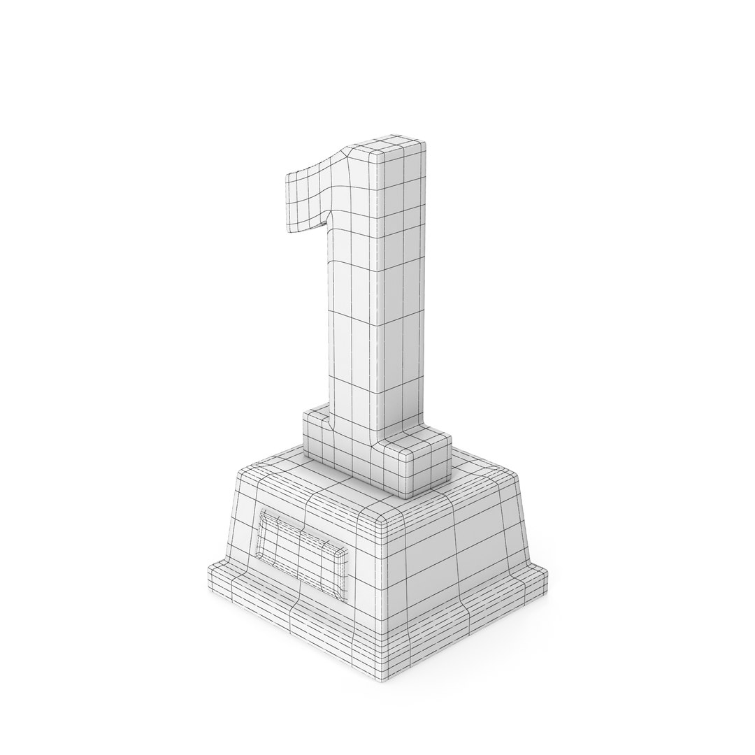 1st Place Winner Awards 3D Model - TurboSquid 2019773