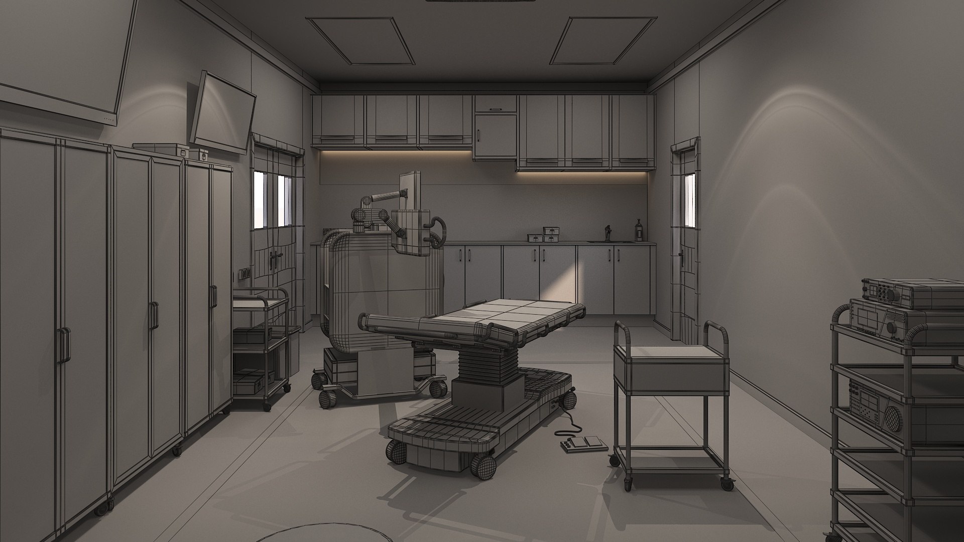 Endoscopy Room 3D - TurboSquid 2235458
