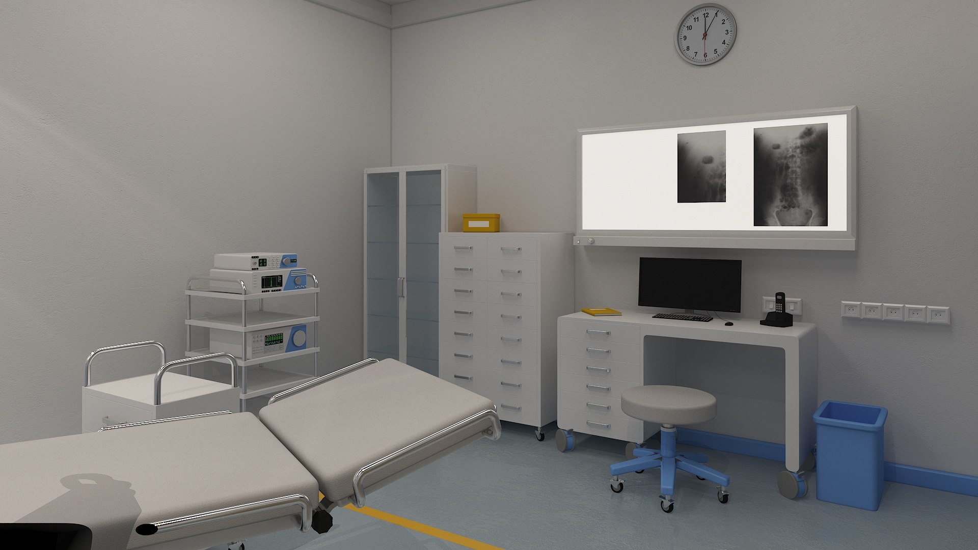 Endoscopy Room 3D - TurboSquid 2235458
