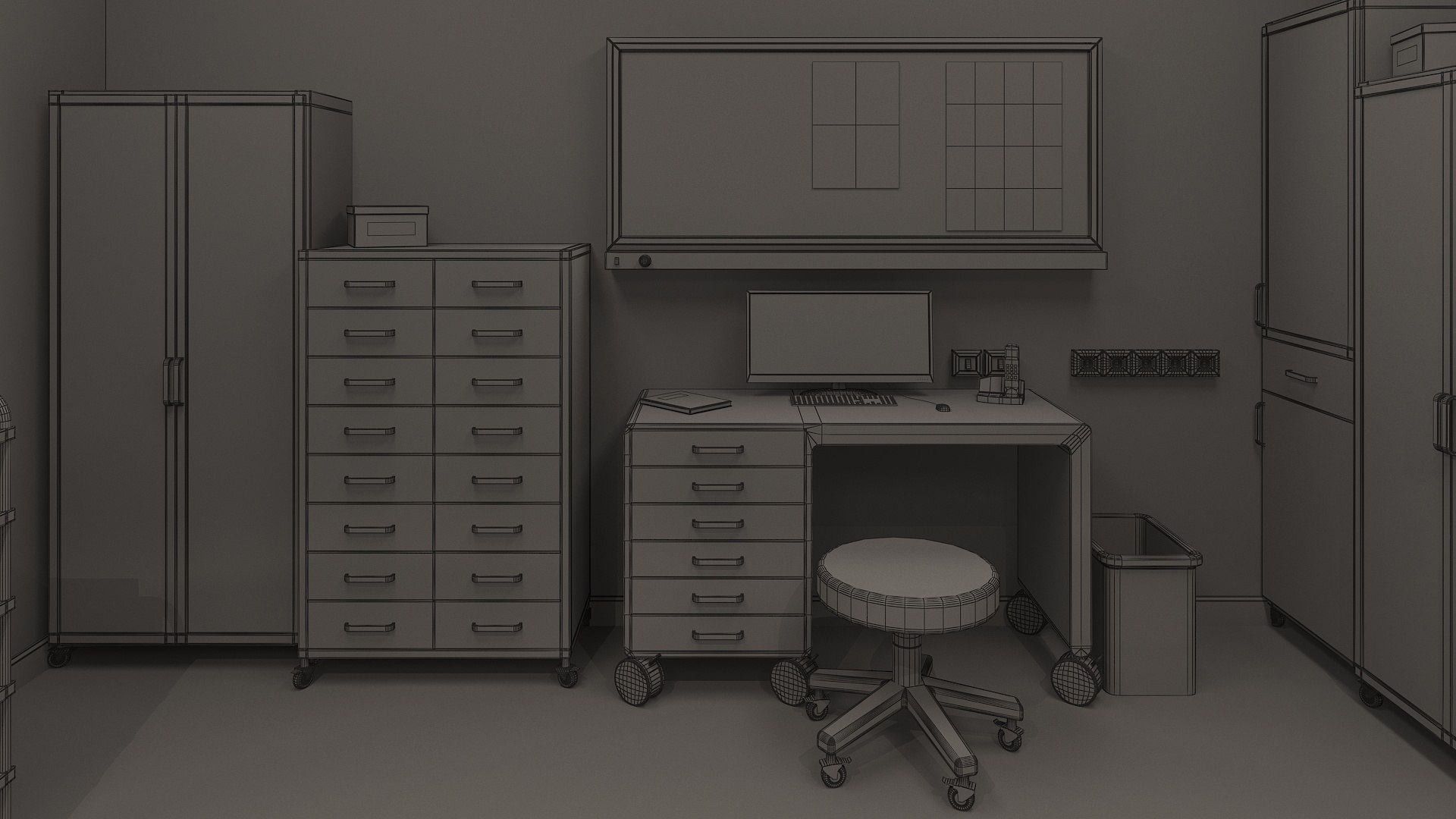 Endoscopy Room 3D - TurboSquid 2235458