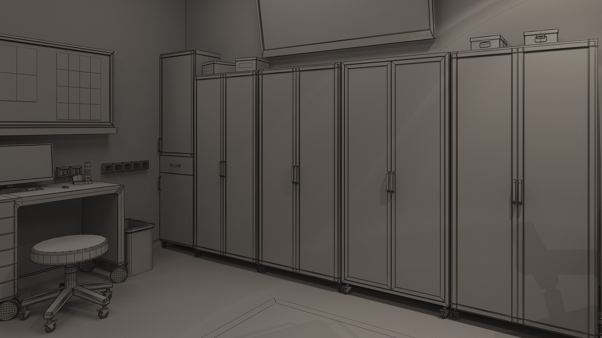 Endoscopy Room 3D - TurboSquid 2235458