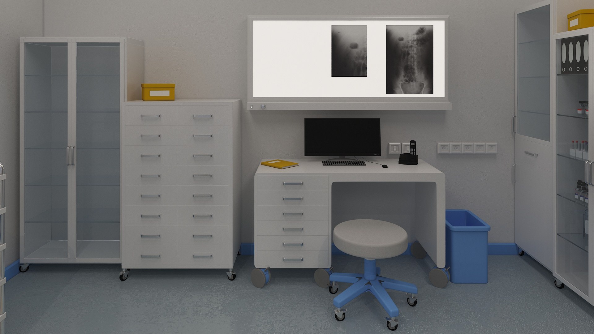 Endoscopy Room 3D - TurboSquid 2235458