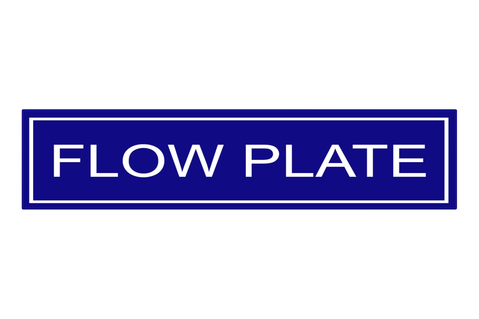 3D Flow Plate Sticker - TurboSquid 2172877