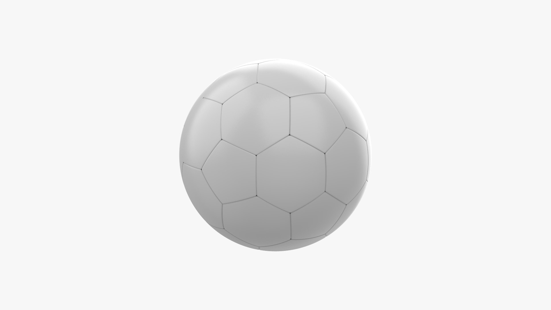 Soccer Ball White 3D Model - TurboSquid 2283510