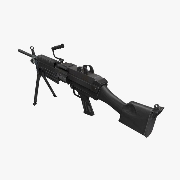modelo 3d M249 - TurboSquid 770882