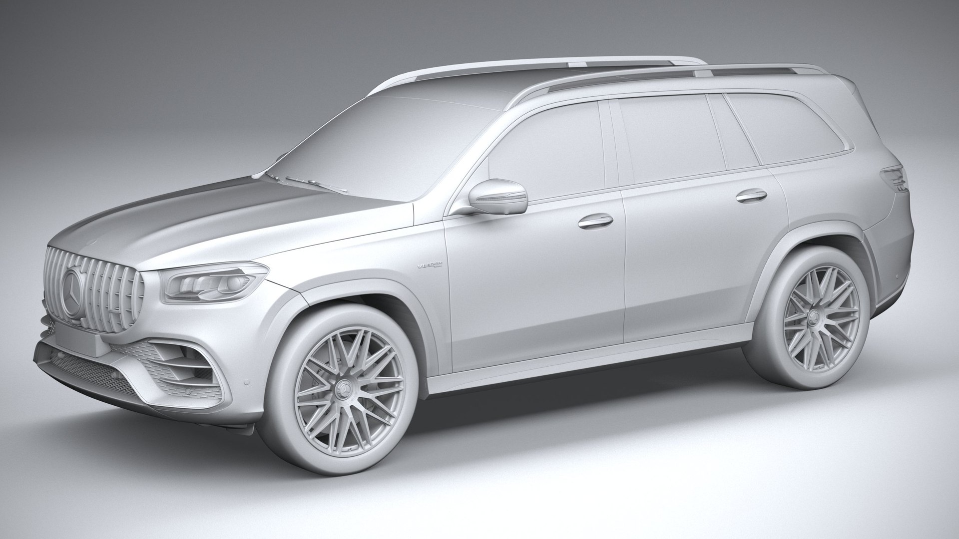 Mercedes-Benz GLS63 AMG 2024 3D model - TurboSquid 2100312