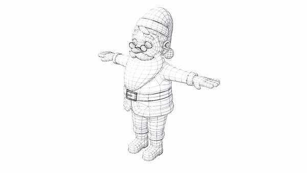 modelo 3d Modelo 3d de Papá Noel - TurboSquid 2147563