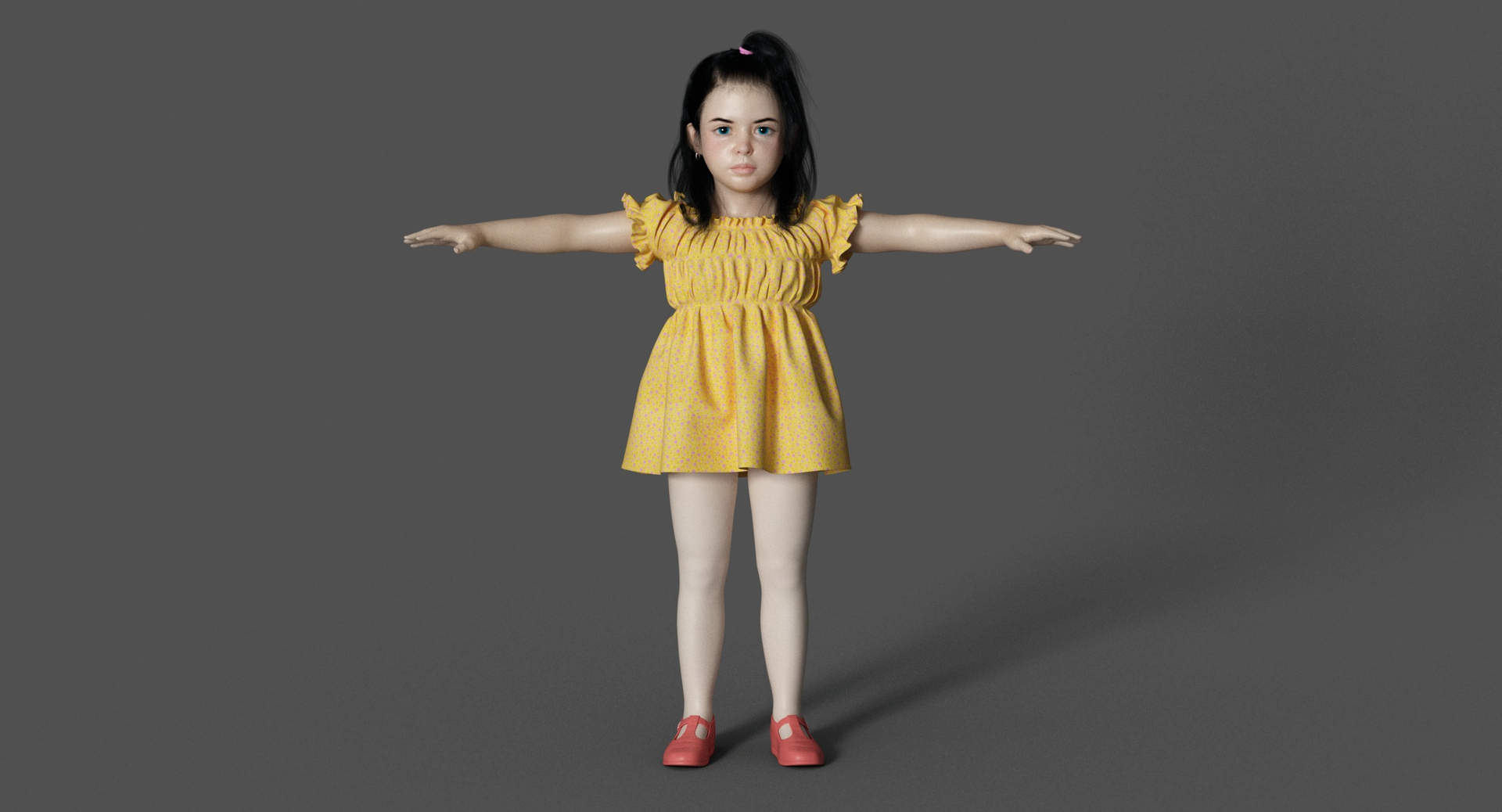 Hope V2 Realistic Little Girl Character 3D Model - TurboSquid 2076981