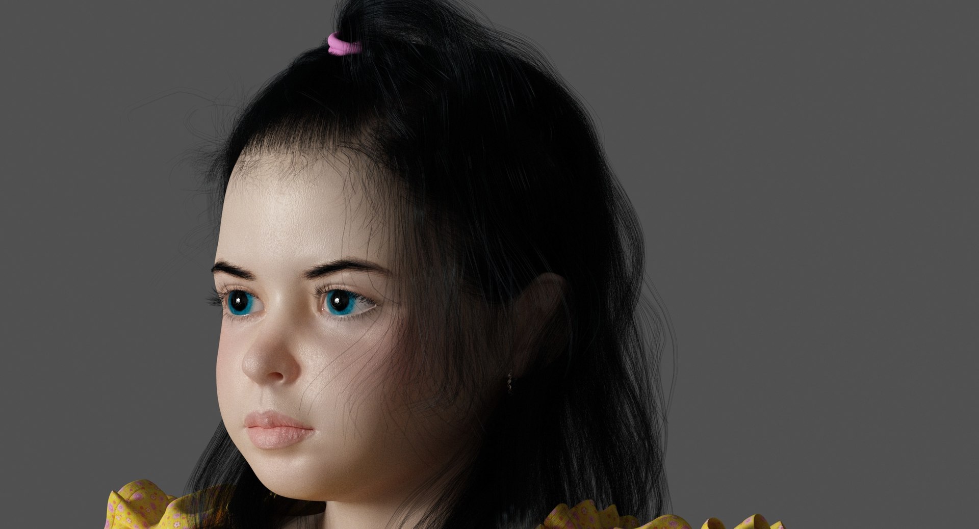 Hope V2 Realistic Little Girl Character 3D Model - TurboSquid 2076981